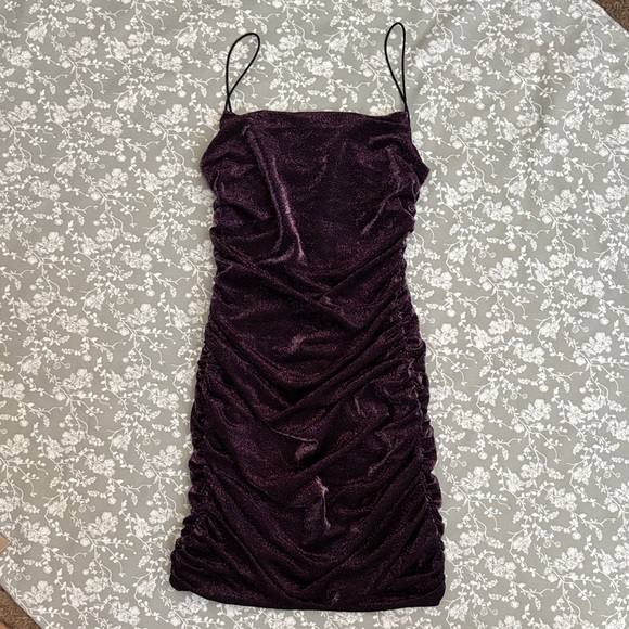 Windsor | Dresses | Windsor Sparkly Mini Dress In Rich Purple | Poshmark